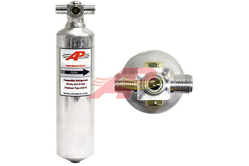 Receiver Drier, Komatsu - M16 X 1.5 Male - 800-2276 - Air Conditioning Parts - AP Air Ltd.