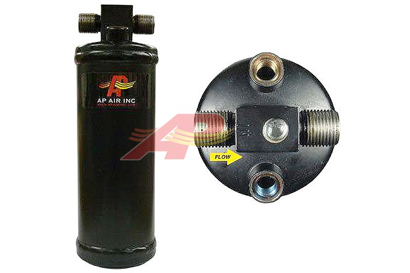 Receiver Drier - 63mm x 203mm - #6 Male O-Ring x #6 Male O-Ring - 800 ...