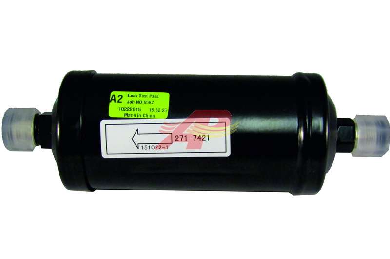 Receiver Drier - 63mm x 195mm - #6 Male O-Ring, Inlet x #8 Male O-Ring ...