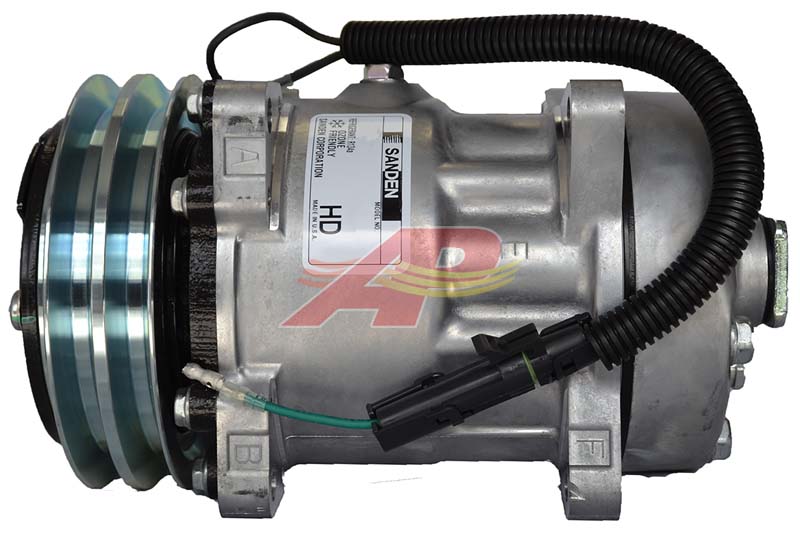 Compressors Sanden - 2 Groove, 24V - Sanden - PARTS BY CATEGORY - Air ...