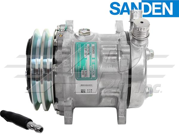 Compressors Sanden - 2 Groove, 24V - Sanden - PARTS BY CATEGORY - Air ...