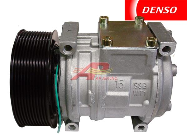 Compressor Original, Denso 10PA15C, 11 Grooves, 24v - 503-1215 - Air ...