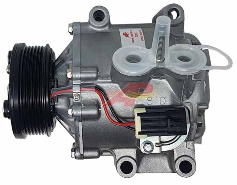 Compressor Original - Sanden TRSA12 , 12v, Model 3450E, 3452E, 3454E ...