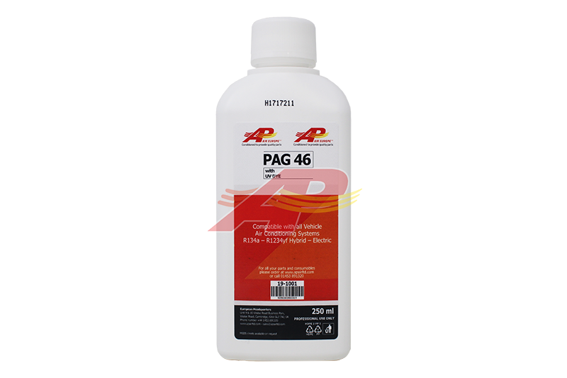 PAG 46 Premium Oil With UV Dye - 250 ml - 19-1001 - Air Conditioning ...